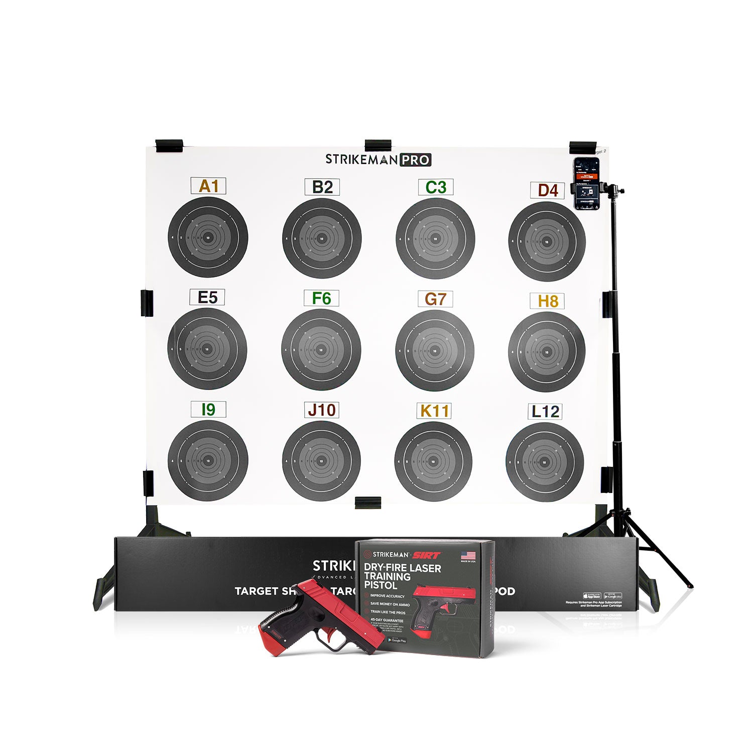 Strikeman Pro x SIRT Dry-Fire Laser Training Pistol + Pro Target ...